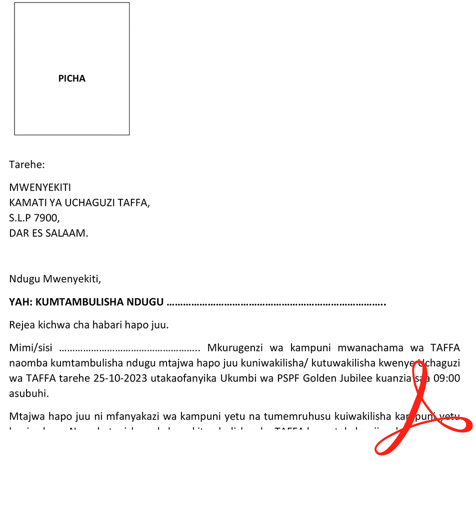 Resources Taffa Tanzania Freight Forwarders Association